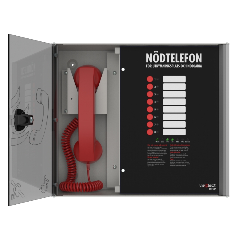 EVC Nödtelefon Kontrollpanel